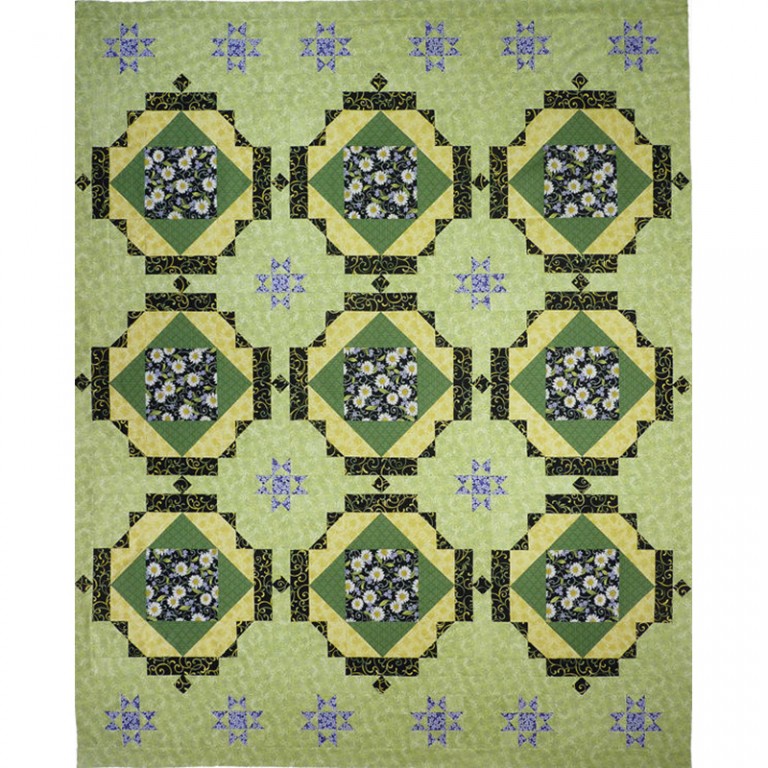 Fleur Decor Runner Pattern | Grizzly Gulch Gallery | Quilt Fabric ...